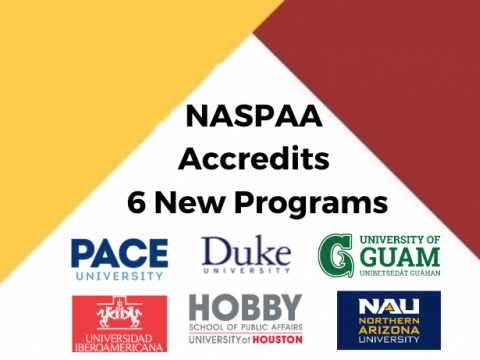 NASPAA Accredits Six New Programs | NASPAA